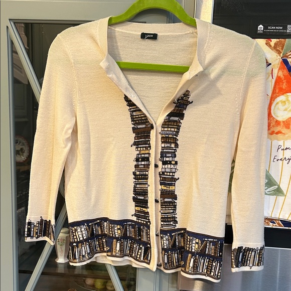 J. Crew | Sweaters | J Crew Vintage Library Cardigan Rare Y2k | Poshmark